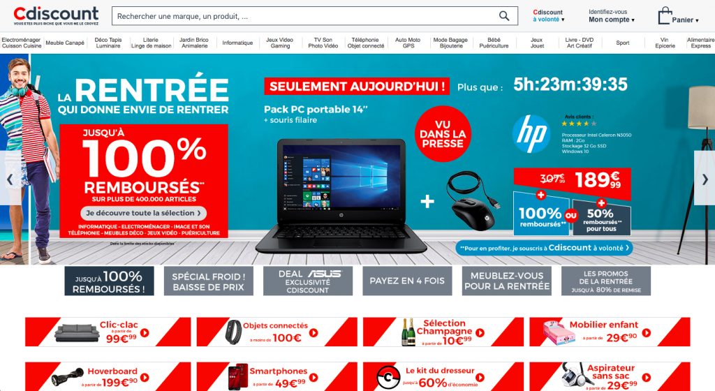 Cdiscount met les points sur les i avec un nouveau logo - LOGONEWS